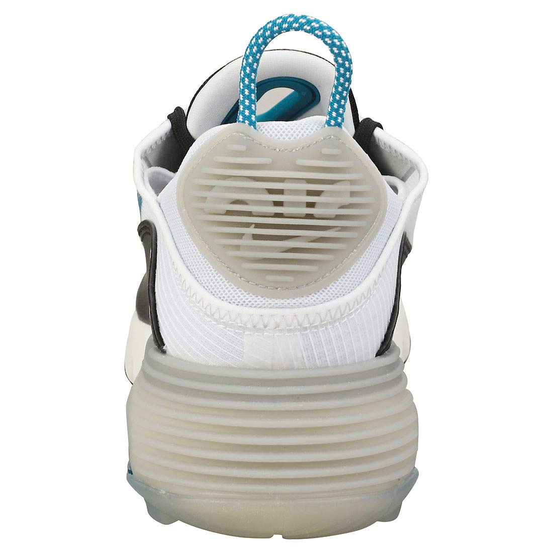 Nike Men's Running Shoe, White Green Abyss Black 100, 9.5
