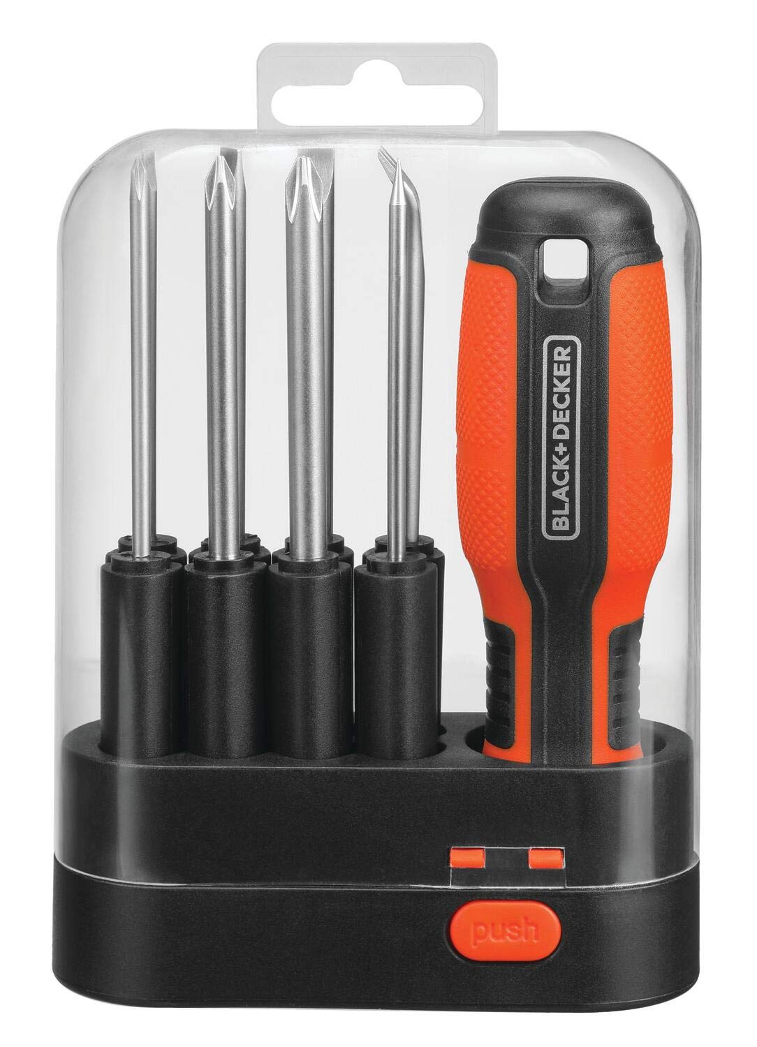 BLACK+DECKER Screwdriver Set, 9-in-1 (BDHT68002)