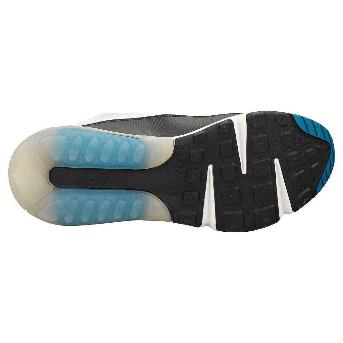 Nike Men's Running Shoe, White Green Abyss Black 100, 9.5