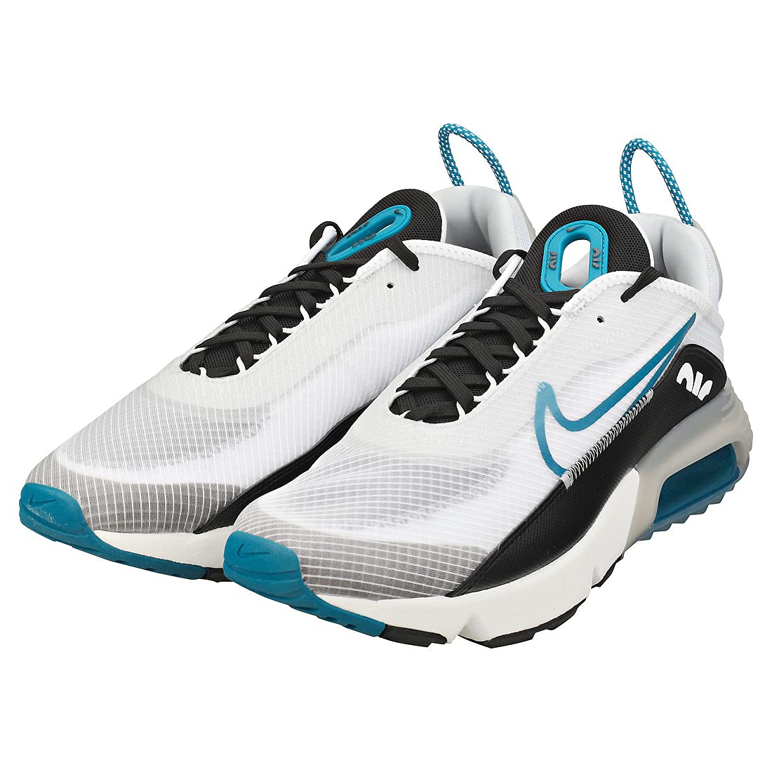 Nike Men's Running Shoe, White Green Abyss Black 100, 9.5