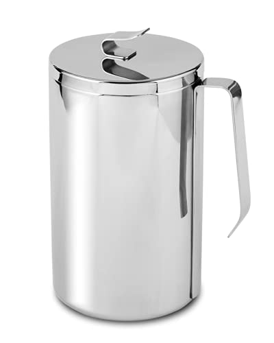 JOE&LEAH Kitchen Stainless Steel Compost Bin (0.92 Gallon) - Premium 304 Rust-Resistant Composter countertop bin with Metal lid Bucket Pail Indoor Outdoor Table Food Waste Scrap Mini Small Large Bag