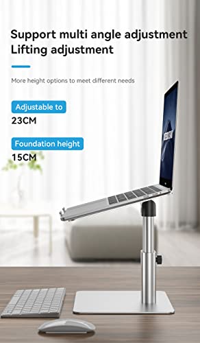 KitBox Laptop Stand for Desk with Adjustable Height and Angle,Aluminum Alloy Notebook Stand for All Laptop.