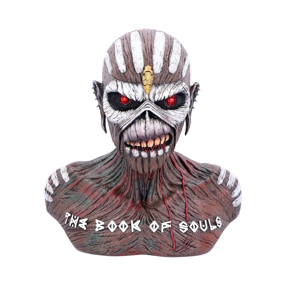 Nemesis Now Officially Licensed Iron Maiden Book of Souls Bust Box, Brown, 26cm (Large)