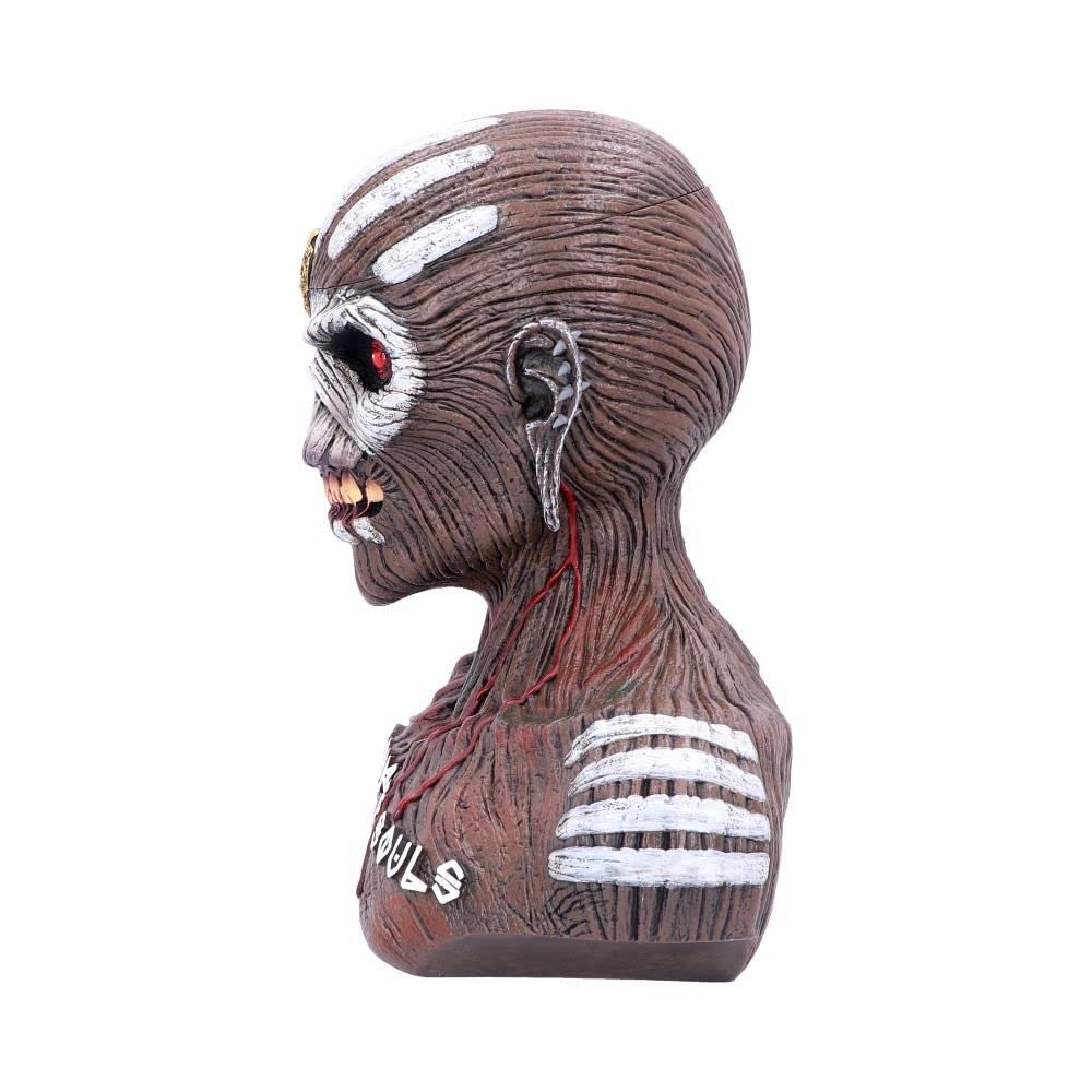 Nemesis Now Officially Licensed Iron Maiden Book of Souls Bust Box, Brown, 26cm (Large)