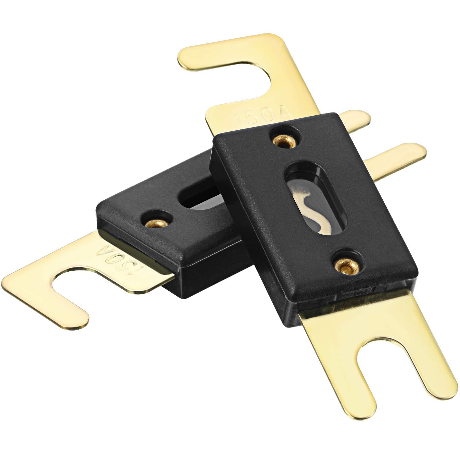 5 Pieces ANL Fuse Inline Fuse Gold Plated Fuse for Car Vehicle Audio Video System (150 Amp)