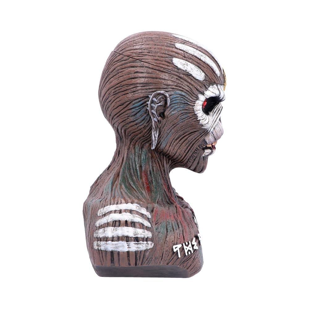 Nemesis Now Officially Licensed Iron Maiden Book of Souls Bust Box, Brown, 26cm (Large)