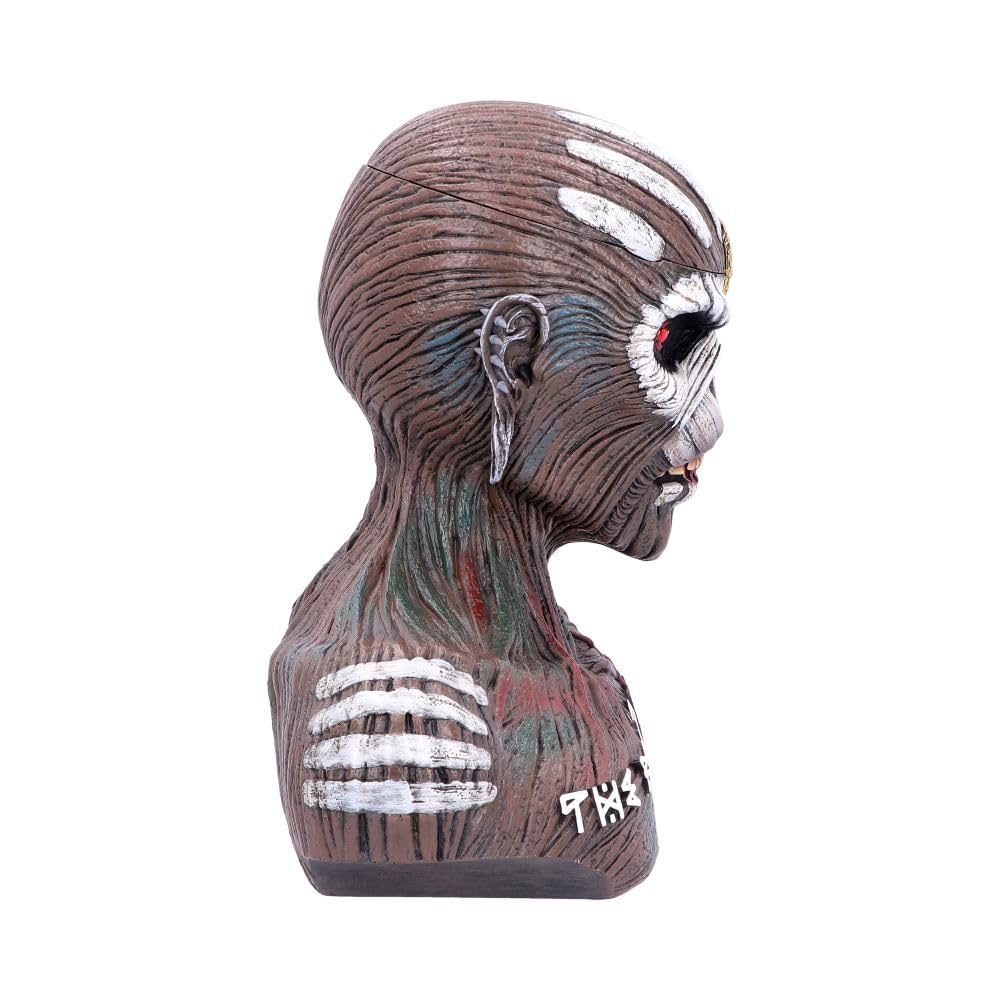 Nemesis Now Officially Licensed Iron Maiden Book of Souls Bust Box, Brown, 26cm (Large)