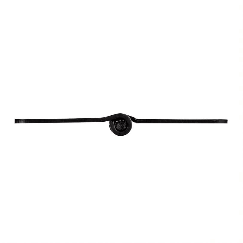 Door Hinges for Interior Doors 10-Pack 4-inch x 4-inch, Design House 1/4-inch Radius Steel Door Hinge Door Hardware, Matte Black, 188953
