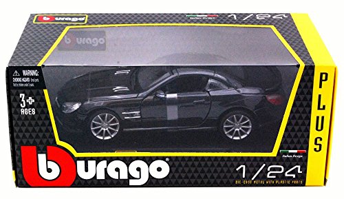 Bburago Mercedes-Benz SL65 AMG, Black 21066 - 1/24 scale Diecast Model Toy Car