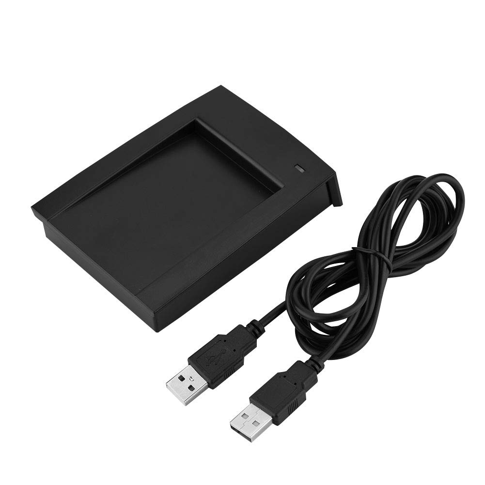 125Khz Smart RFID ID Card Reader, Smart Card Reader Writer USB Proximity Sensor Door Access Control Sensor No Drive for Access Control