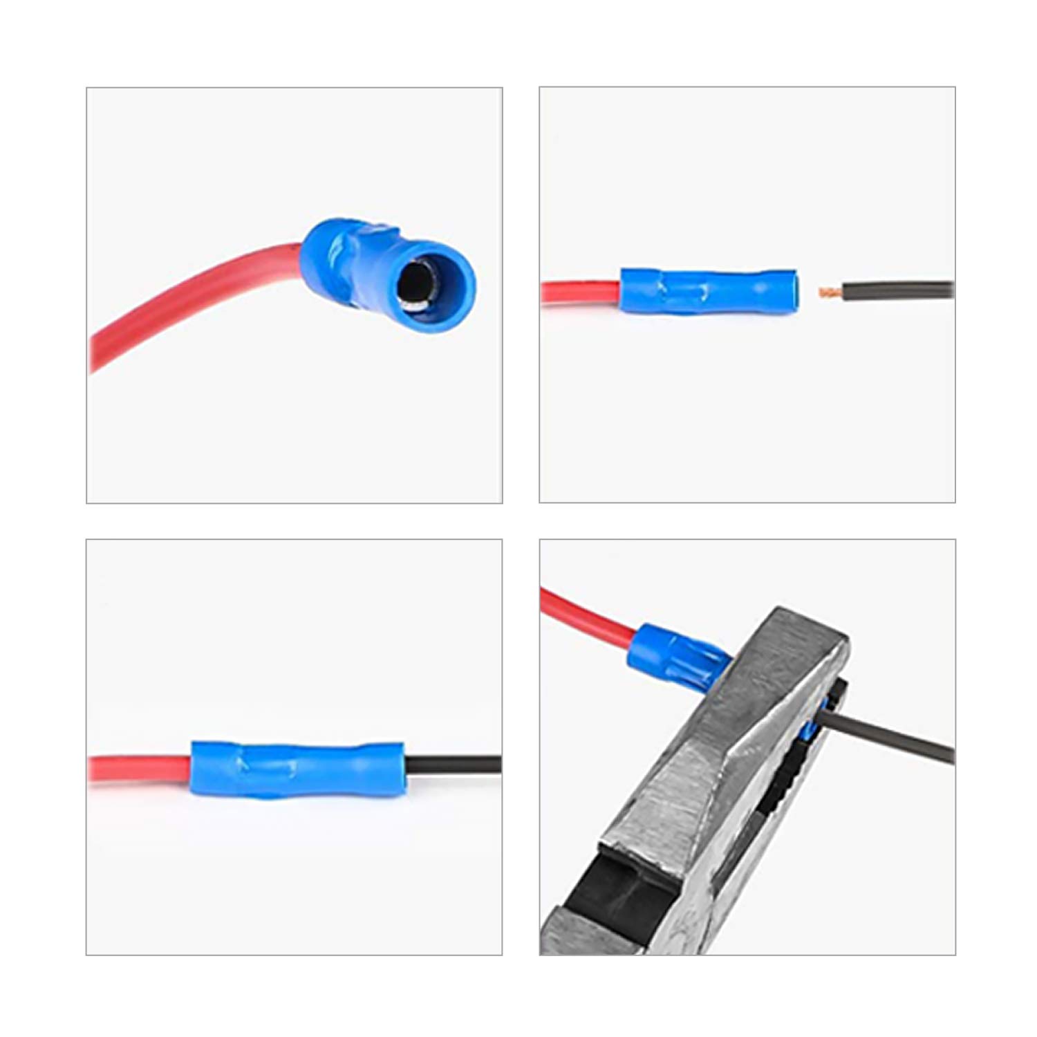 4 Types Add-a-Circuit Fuse Tap Adapter with Standard & Mini & Low Profile Mini & Micro2 Blade Fuse Holder for Cars Trucks Boats (8 Pack)
