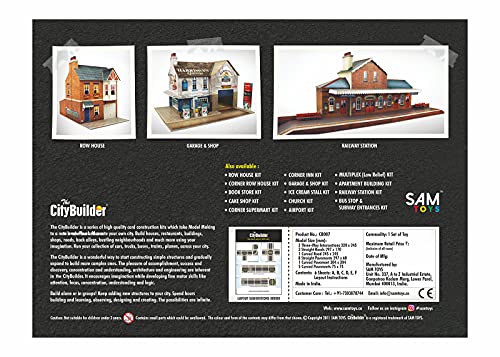 The CityBuilder Roads & PAVEMENTS Cardboard Model Layout Kit - O Scale Model Railroad Accessories