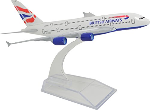 TANG DYNASTY(TM) 1:400 16cm Air Bus A380 British Airways Metal Airplane Model Plane Toy Plane Model