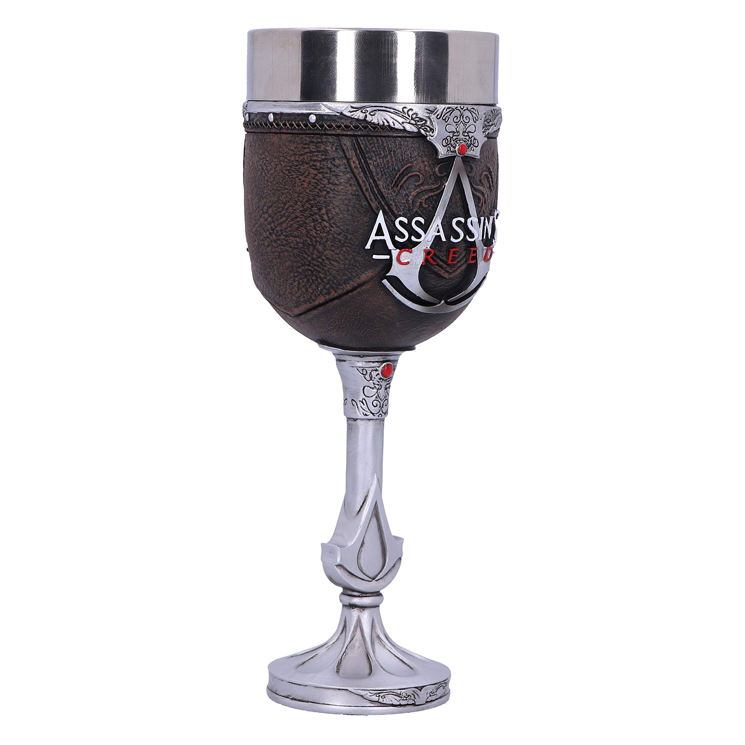 Nemesis Now Officially Licensed Assassins Creed Brown Hidden Blade Game Goblet, Resin, 1 Count (Pack of 1)