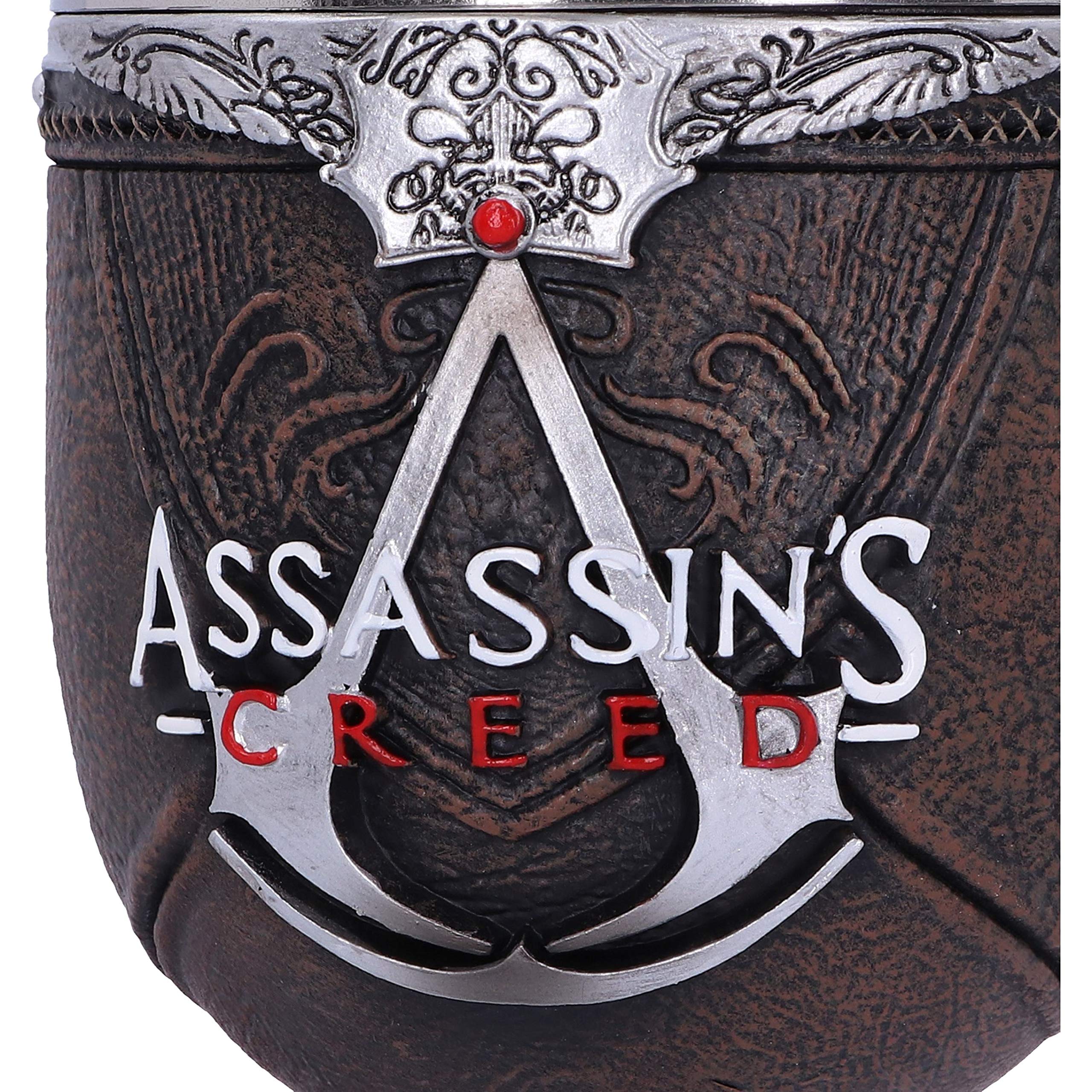 Nemesis Now Officially Licensed Assassins Creed Brown Hidden Blade Game Goblet, Resin, 1 Count (Pack of 1)