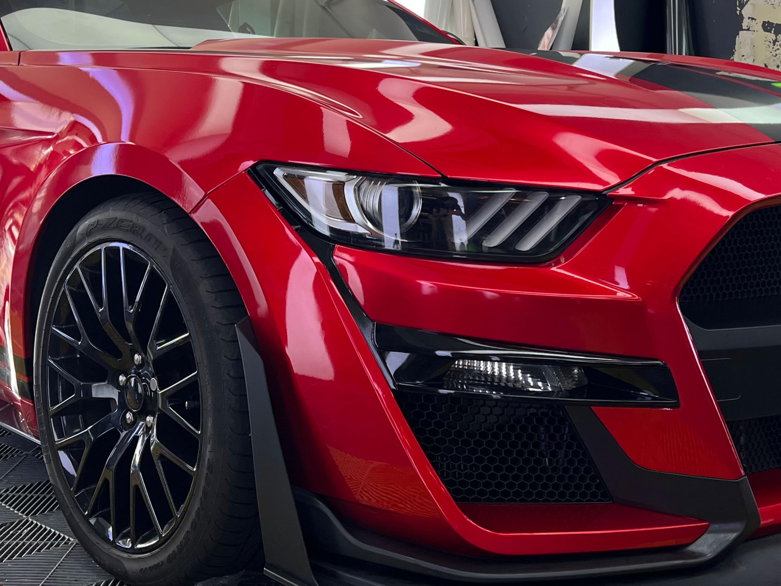VViViD+ Ultra Gloss Metallic Candy Red Vinyl Car Wrap Premium Paint Replacement Film Roll with Nano Air Release Technology (1ft x 5ft)