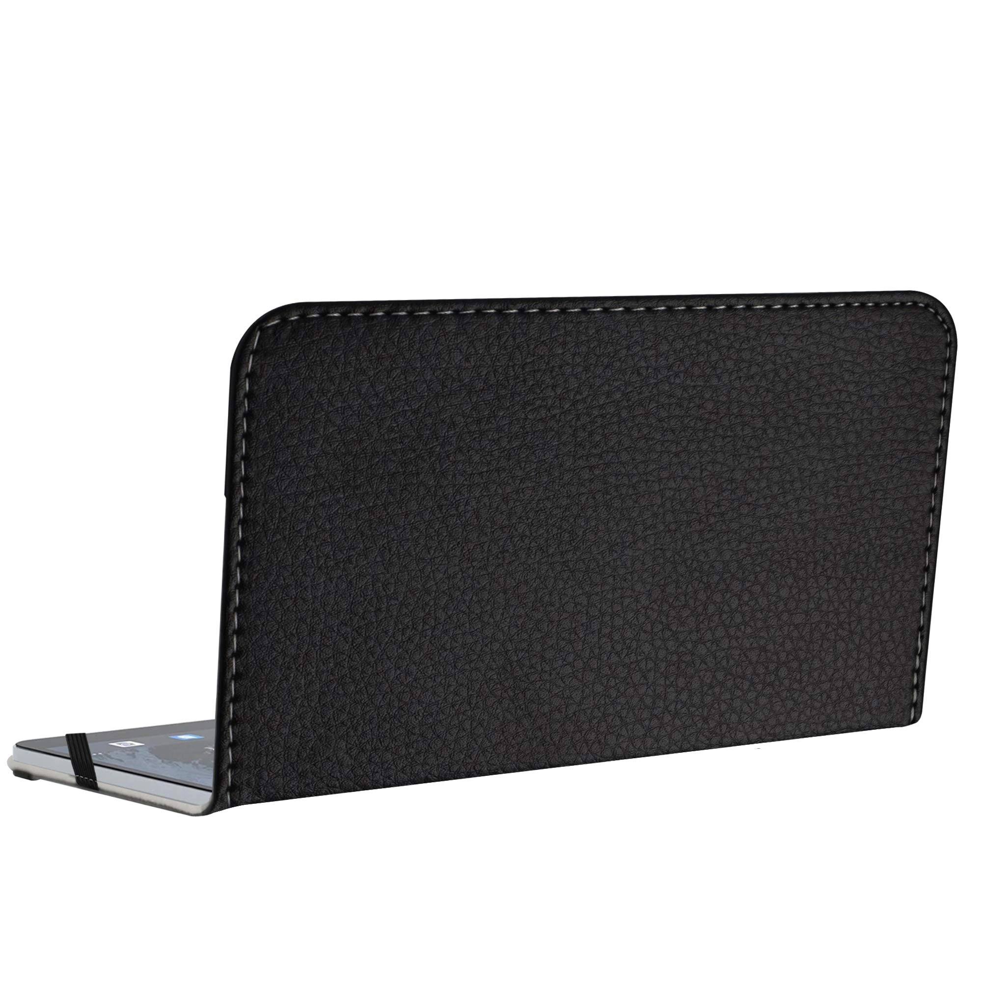 LiuShan Compatible with Microsoft Surface Duo case,PU Leather Slim Folding Stand Cover for Microsoft Surface Duo (Not fit Surface Duo 2) Tablet,Black