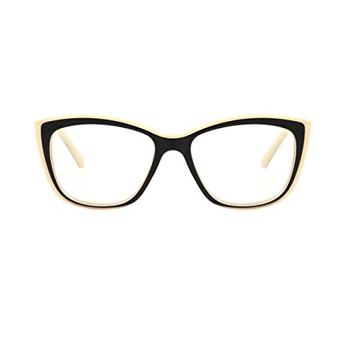 Sofia Vergara x Foster Grant Women's Gloria Reading Glasses Square, Black, 51 mm + 1.75
