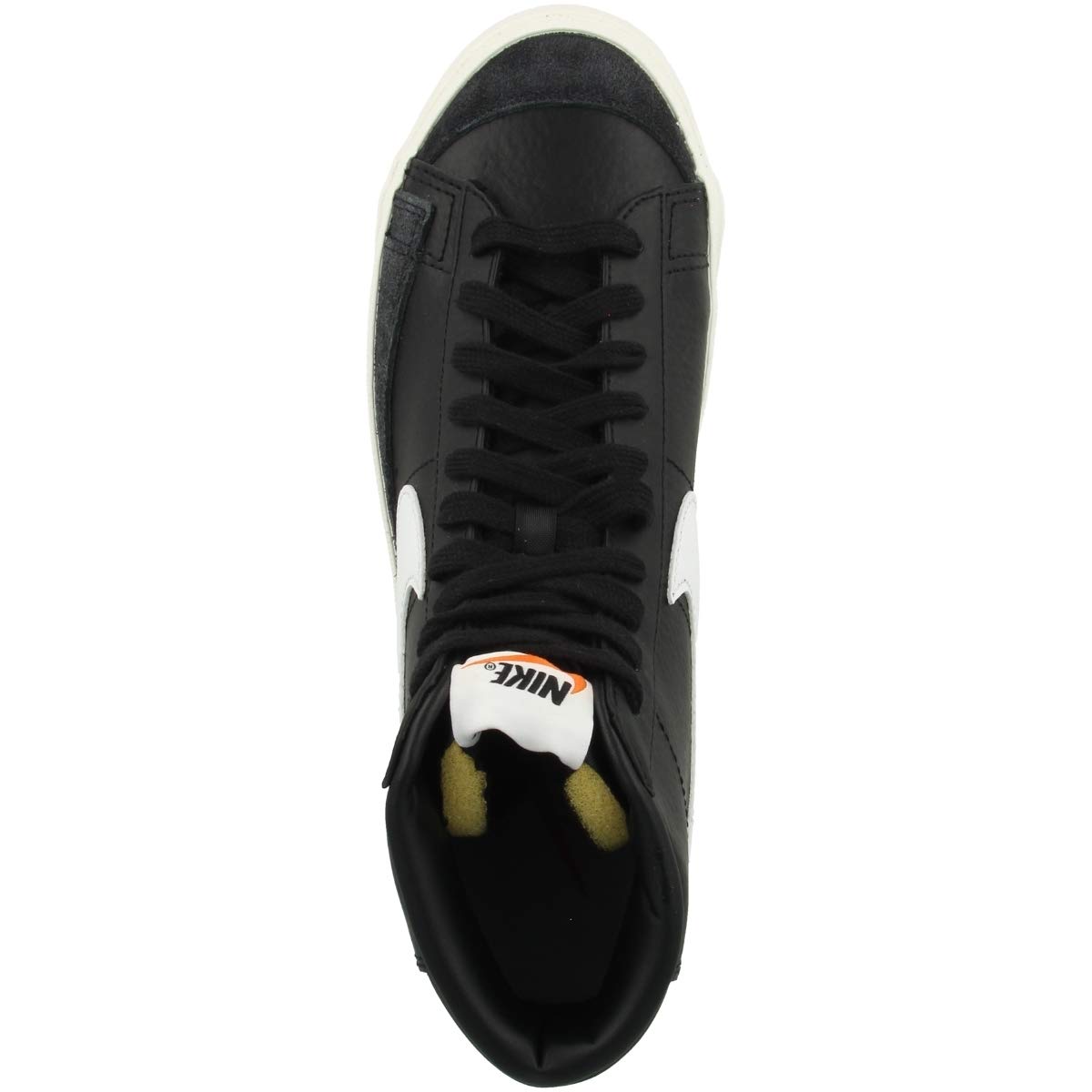 Nike Men's Basketball Shoe, Black White Sail Team Orange, Womens 8