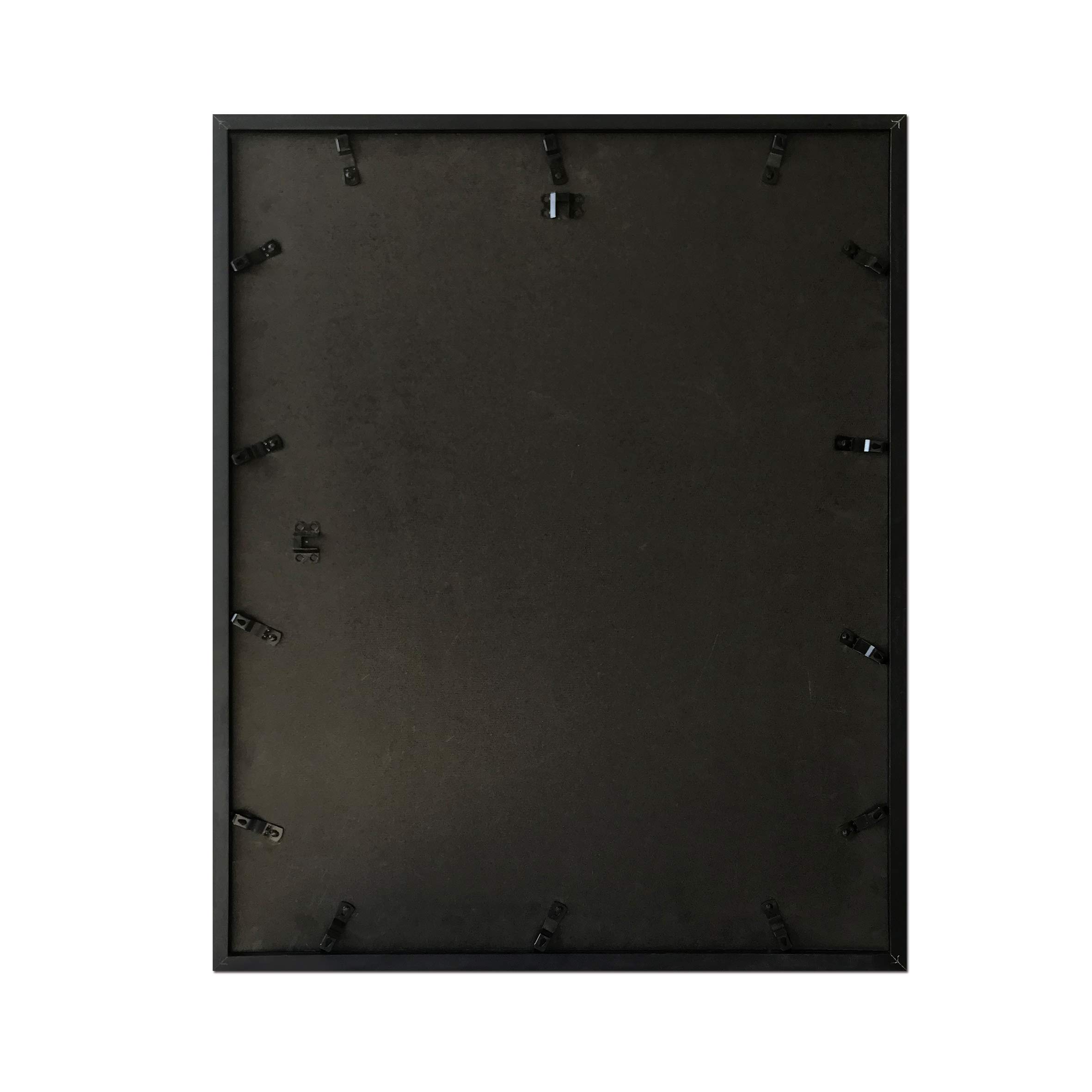 A PLUS MAX 20x24 Picture Frame, Black 20x24 Frame for 16X20 Photo (20x24 without Mat), Hangers for Horizontal or Vertical Display, Pack of 2