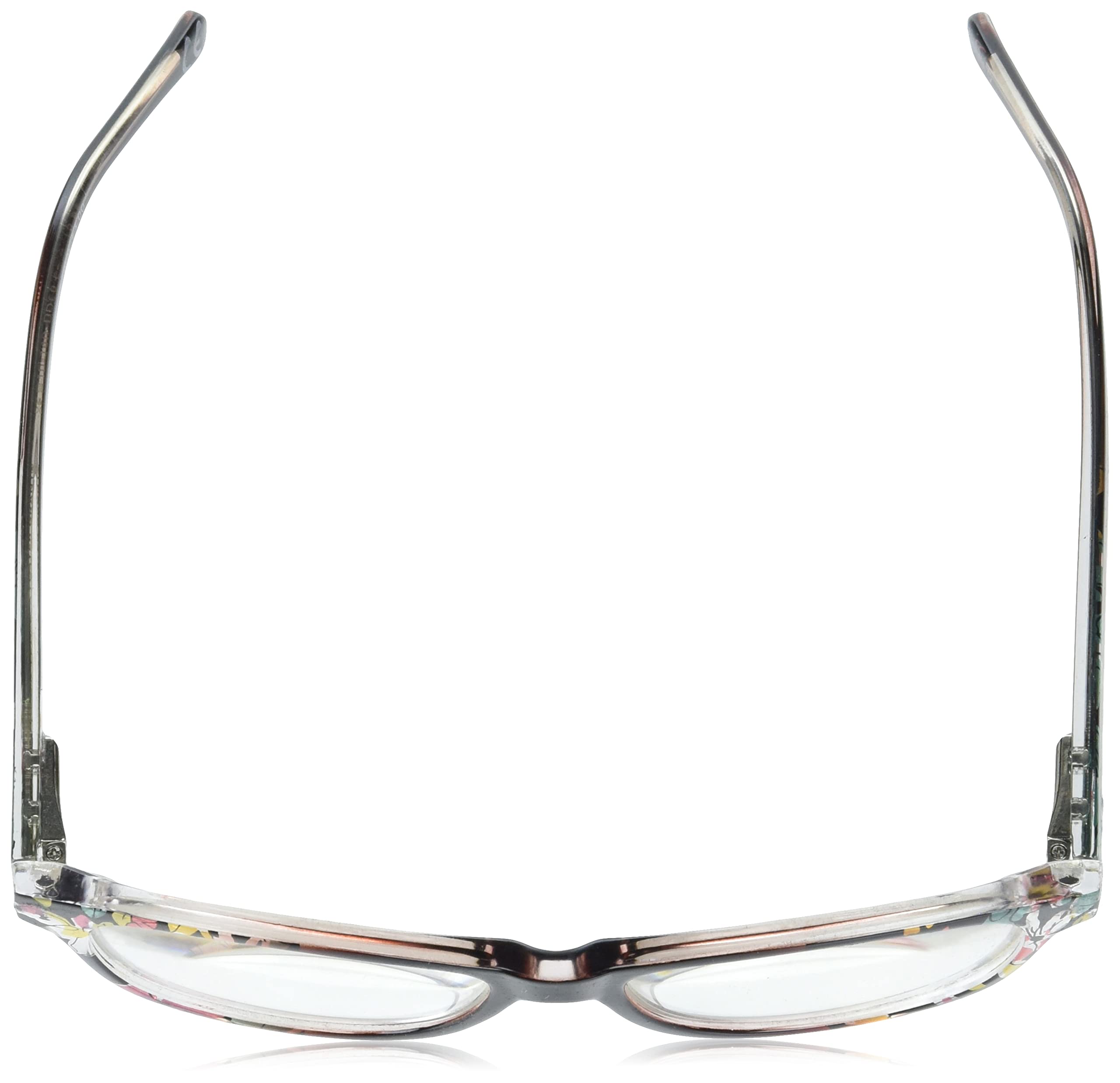Sofia Vergara x Foster Grant Women's Linda Reading Glasses Square, Crystal Berry Floral, 52 mm + 1.5