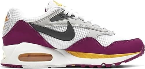 Nike Women's Air Max Correlate Shoes, White/Dark Grey-University Gold-Rave Pink, Size 7.5