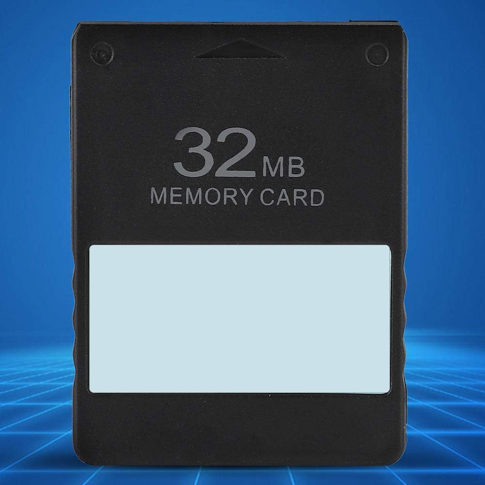 Ymiko Memory Card 8M/16M/32M/64M MCboot Memory Card Game Data Saver for PS2 Console (32M)