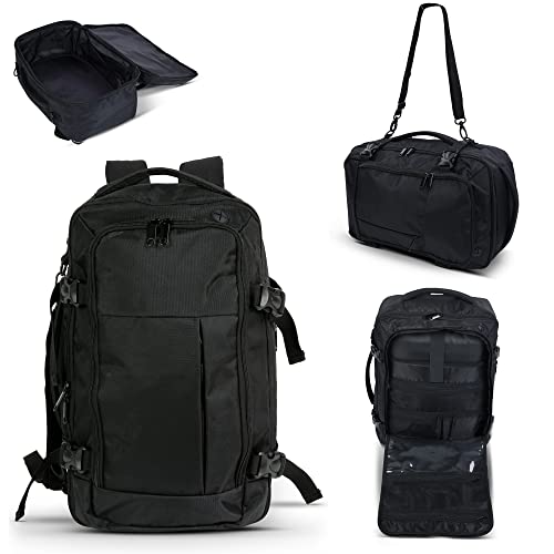 KT20 Under Seat 17x10x9 Carry on Maximum Sized Backpack Luggage Bags for United Airlines - Pack the Max!