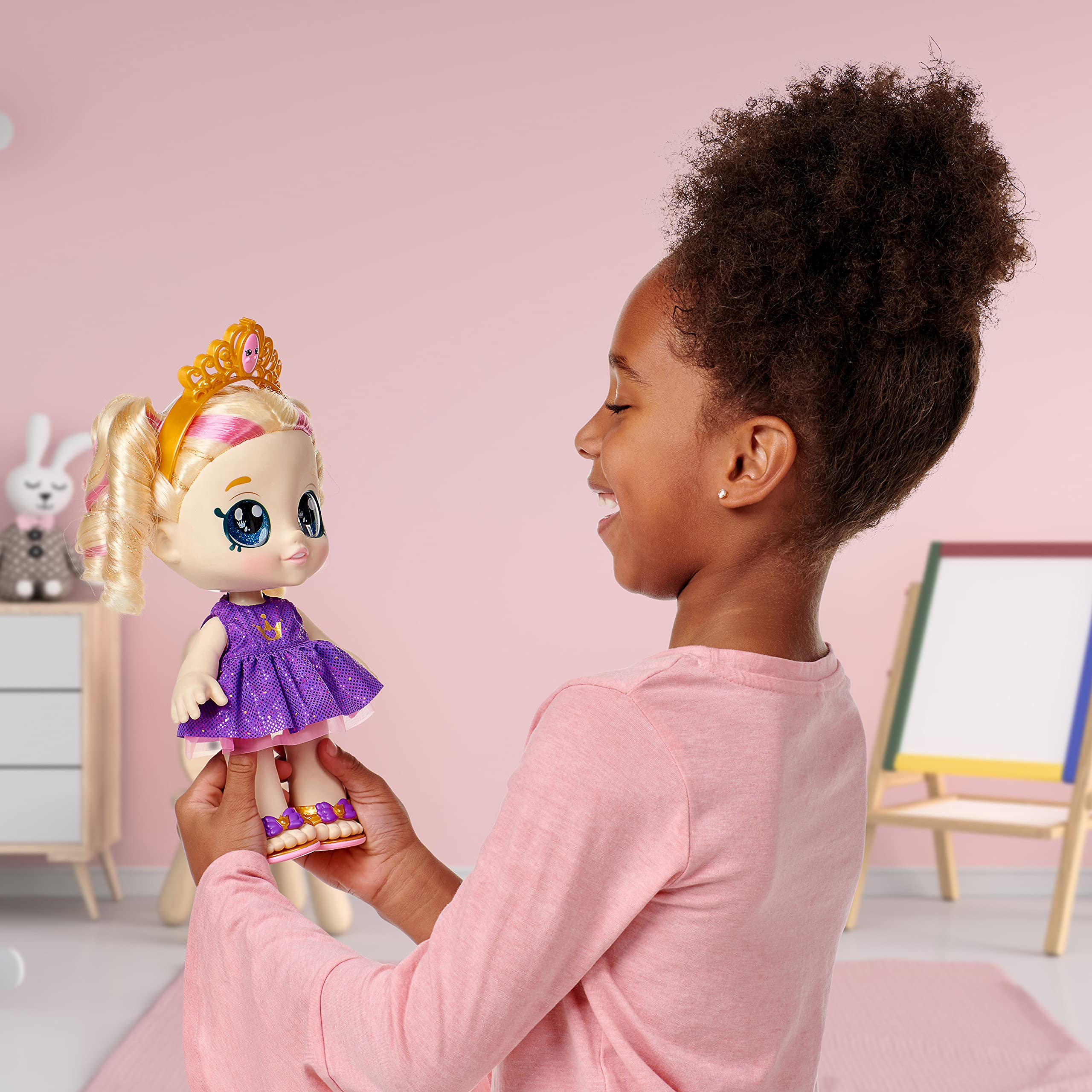 Kindi Kids Scented Sisters - Pre-School 10" Play Doll - Tiara Sparkles