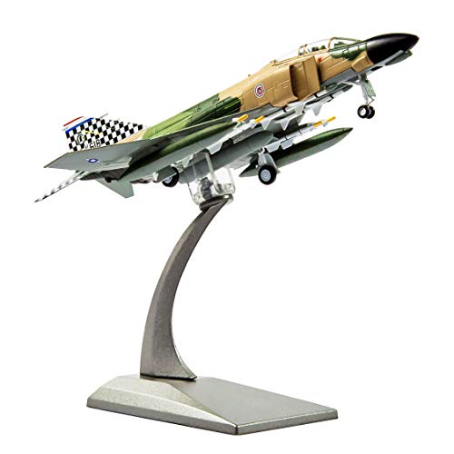 HANGHANG 1:100 F-4C Phantom Diecast Military Airplane Attack Plane Fighter Military Airplane Model for Decoration and Gift