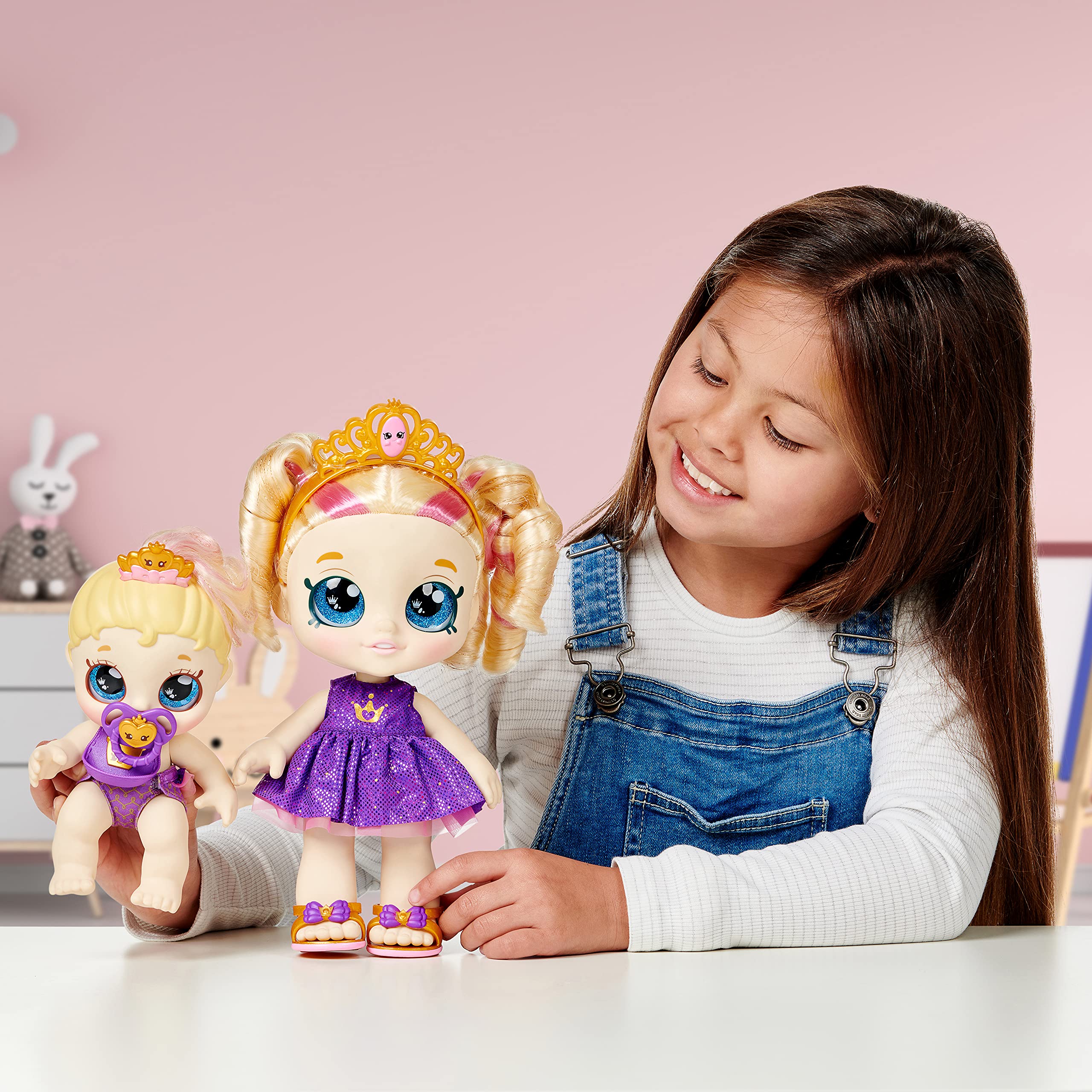 Kindi Kids Scented Sisters - Pre-School 10" Play Doll - Tiara Sparkles