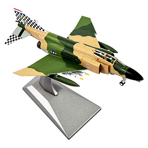 HANGHANG 1:100 F-4C Phantom Diecast Military Airplane Attack Plane Fighter Military Airplane Model for Decoration and Gift