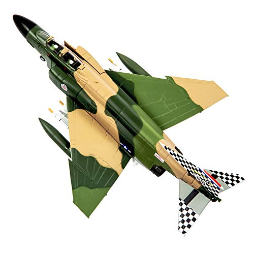 HANGHANG 1:100 F-4C Phantom Diecast Military Airplane Attack Plane Fighter Military Airplane Model for Decoration and Gift