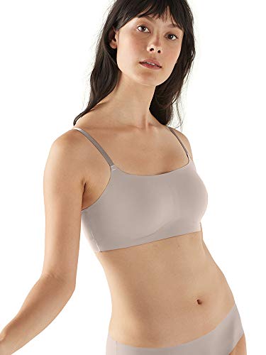 True & Co. Women's True Body Scoop Adjustable Strap Bra, Mink, (Medium) 34-36A/D