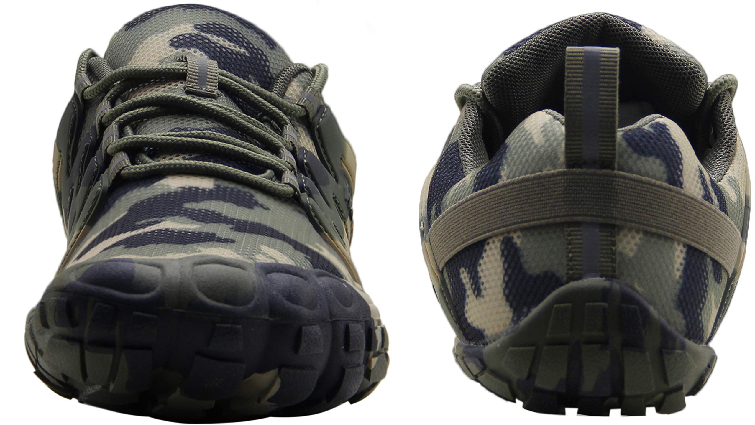 Barefoot Shoes Men Workout Running Cross Training Five Fingers Minimalist Running Zero Drop Wide Width Toe Box Trail Runners Camouflage Shoe Size 10 Camo Green