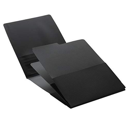 Smead Organized Up Poly Stackit Organizers, Letter Size, Black, 2 per Pack (87005)