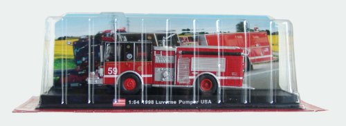 Luverne Pumper Fire Truck Diecast 1:64 Model (Amercom GB-17)
