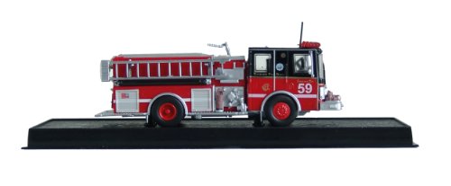 Luverne Pumper Fire Truck Diecast 1:64 Model (Amercom GB-17)