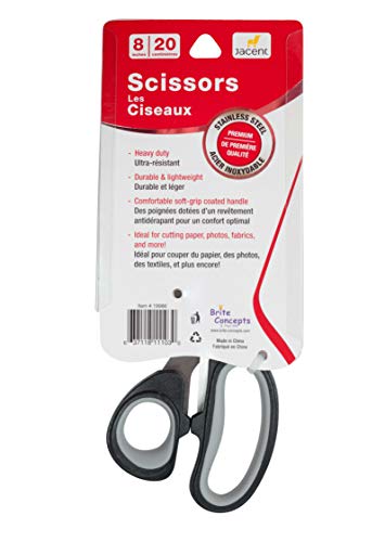 Jacent Premium Heavy Duty Stainless Steel Scissors - 8 Inch, 1 Pack