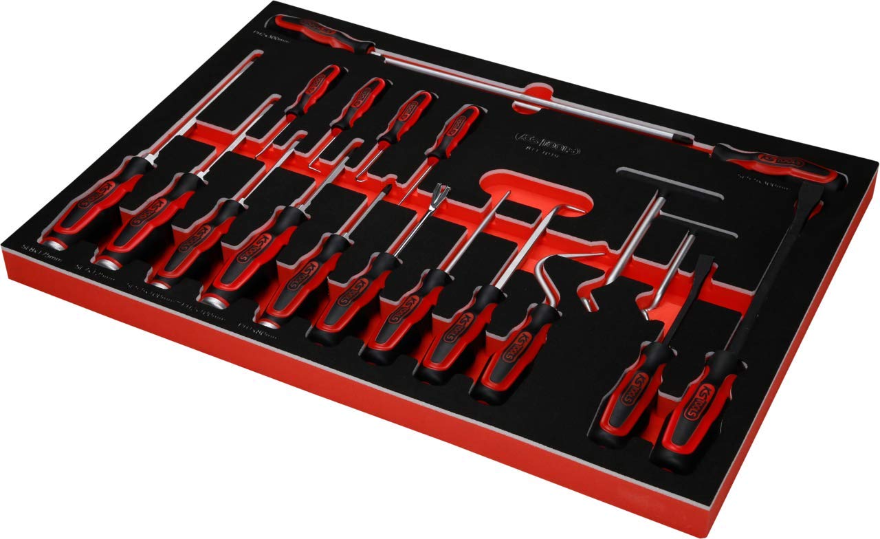 KS Tools Performance Plus 811.1019 Tool Set 19 Pieces Screwdriver and Hook
