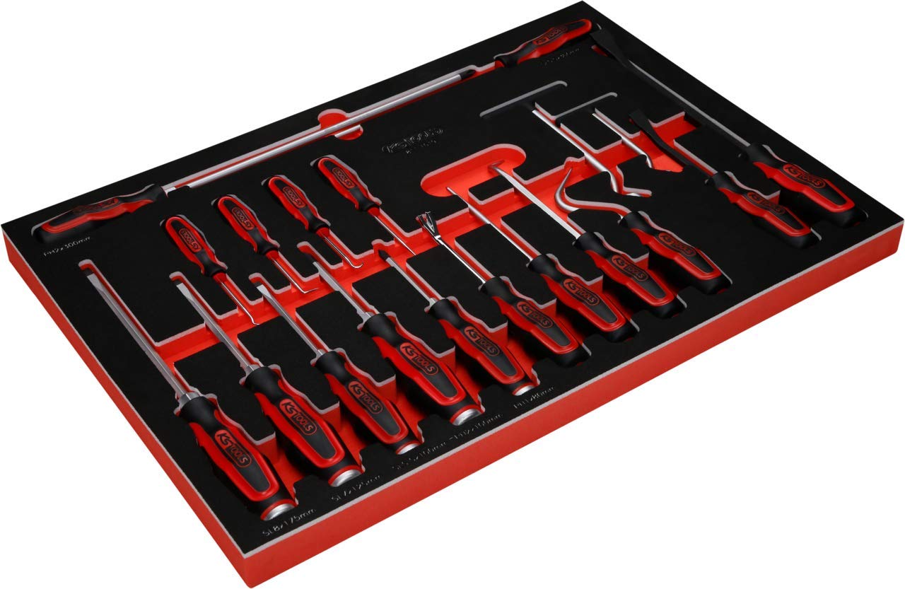 KS Tools Performance Plus 811.1019 Tool Set 19 Pieces Screwdriver and Hook