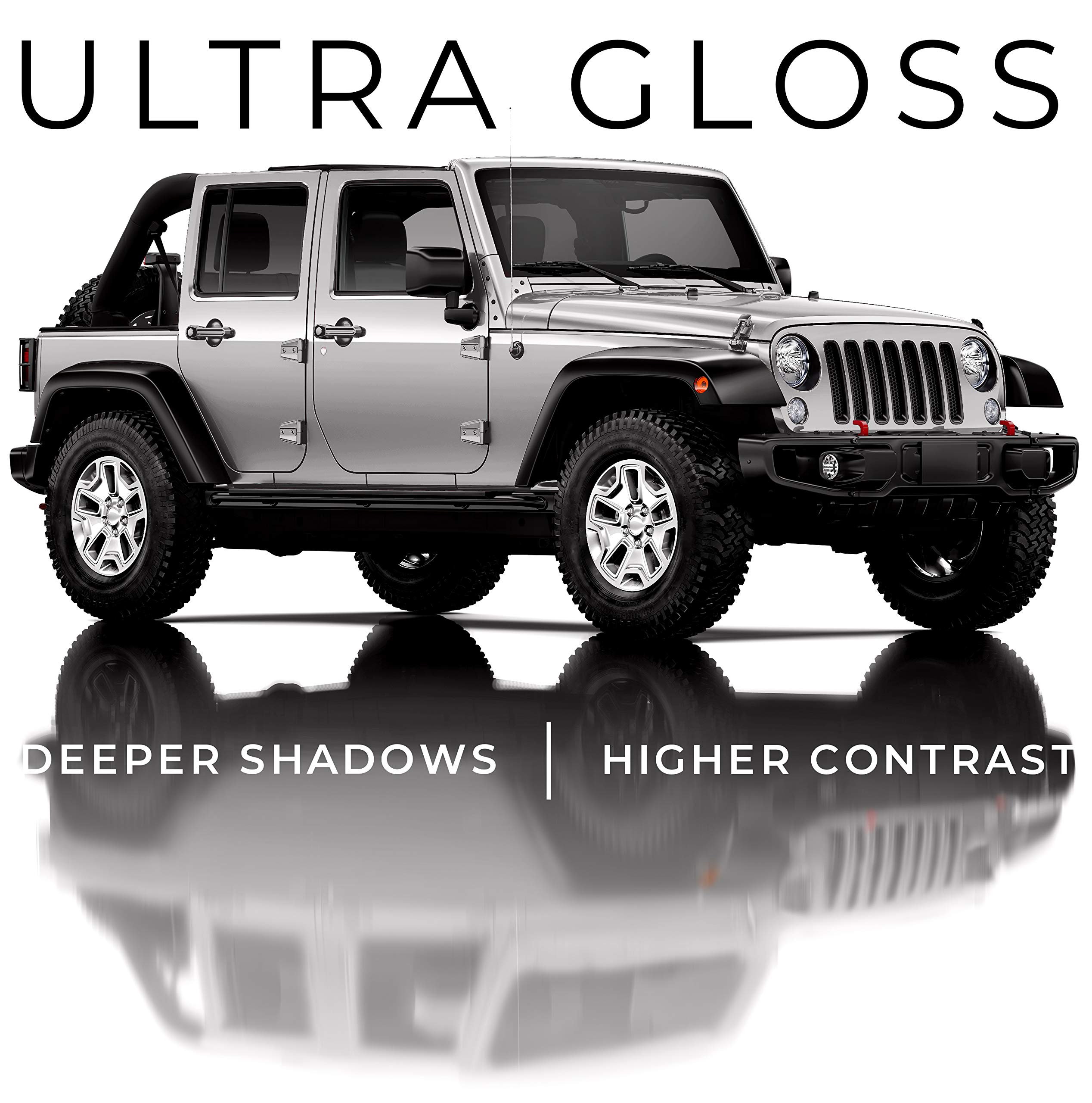 VViViD+ Ultra Gloss Light Chalk Grey Vinyl (1ft x 5ft)
