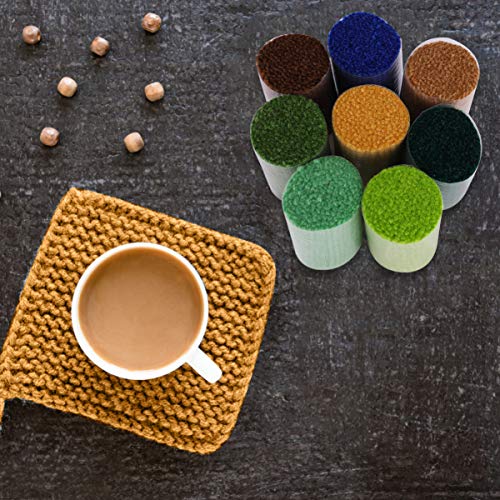 EXCEART 18pcs Wool Area Rugs Plush Yarn Cotton Ball Woobie Blanket Knitting Yarn Thick Bobbin Quilting Thread Bracelet String Carpet Embroidery Friendship braclets Floss