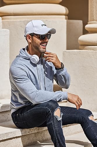 COOFANDY Men's Hoodied Sweatshirts Casual Lightweight Long Sleeves Athletic Hoodies