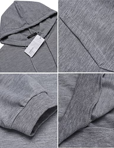 COOFANDY Men's Hoodied Sweatshirts Casual Lightweight Long Sleeves Athletic Hoodies