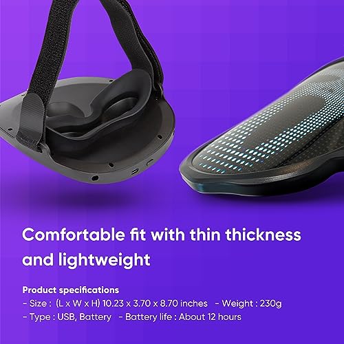 CHEMION Led Mask with Bluetooth App, Led Face Mask for Adults, Digital Face Mask for Birthday Parties, Concerts, Costume mask (AA Battery)
