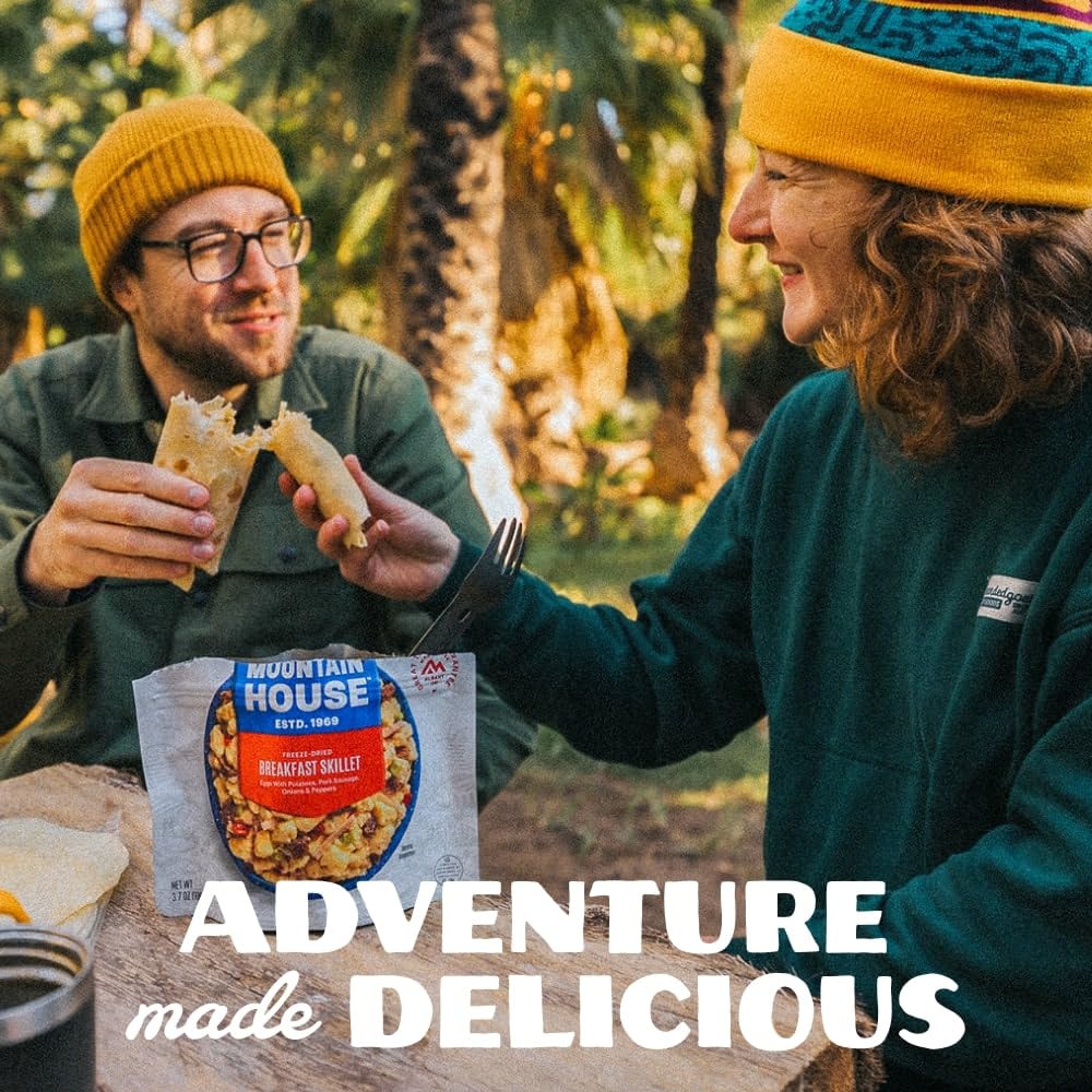 Mountain House Fettuccine Alfredo with Chicken | Freeze Dried Backpacking & Camping Food | 2-Servings