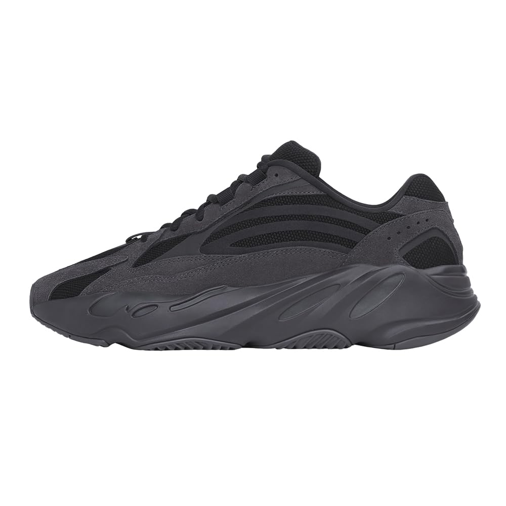 adidas Mens Yeezy Boost 700 V2 Lace Up Sneakers Shoes Casual - Black - Size 13.5 M