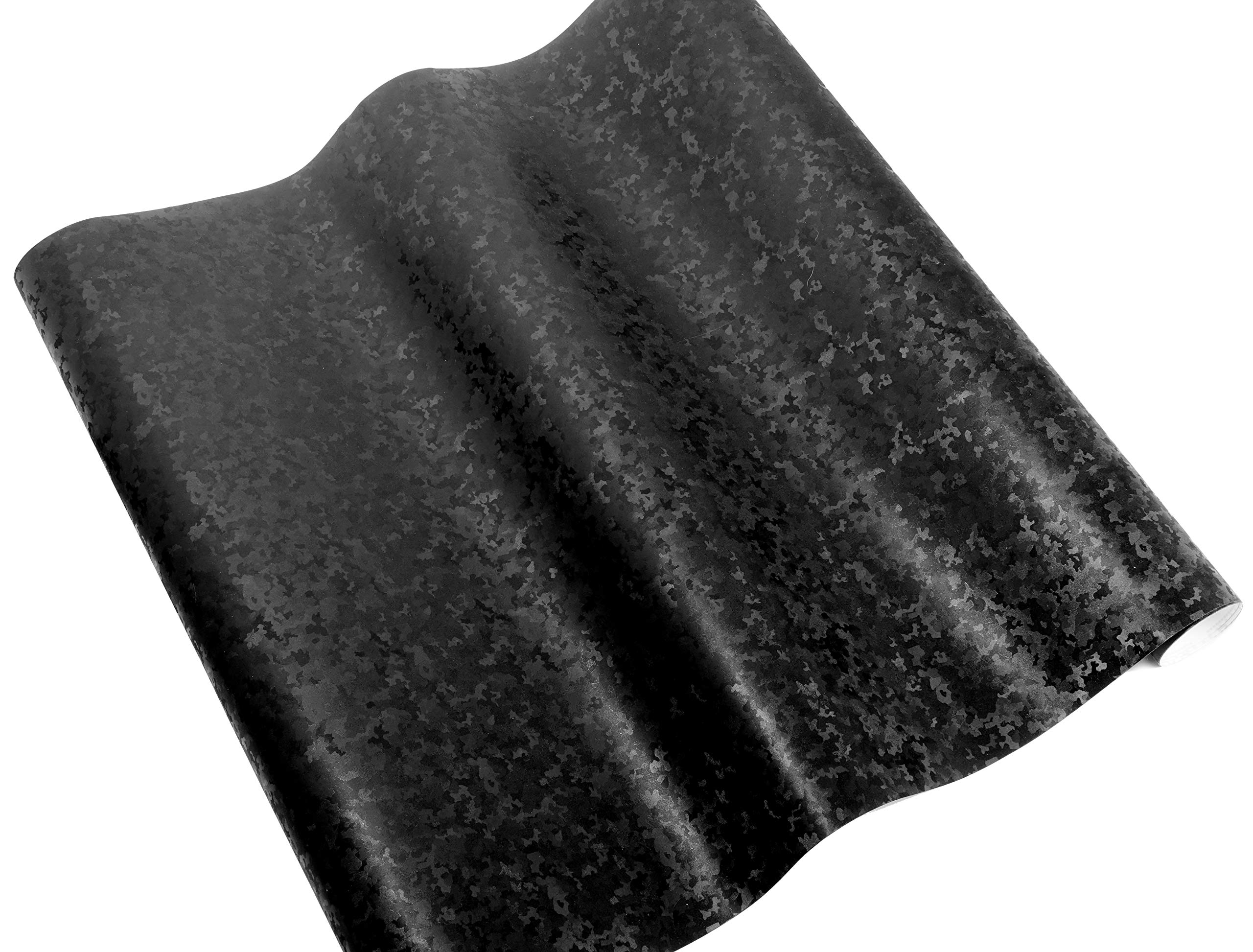 VViViD+ Black Stealth Small Patternless Camouflage Vinyl Wrap Roll (1.5ft x 5ft)