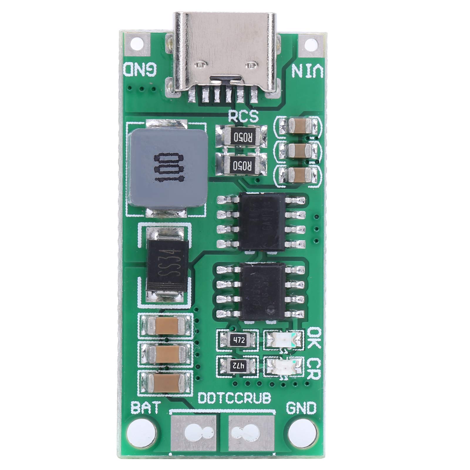 Walfront DDTCCRUB Li ion Battery Charger Module 3S4A Boost Charging Board Liion Battery Charger Module Electronic Component
